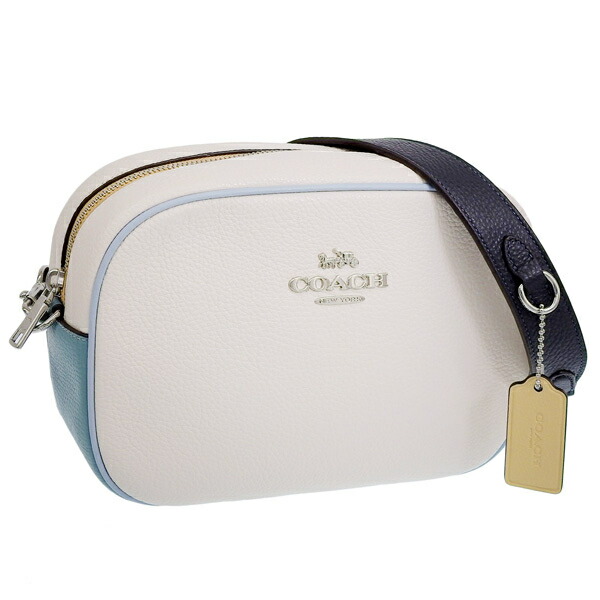 【楽天市場】コーチ バッグ レディース ショルダーバッグ アウトレット レザー チョーク×ミッドナイトネイビーマルチ MUC JAMIE ...