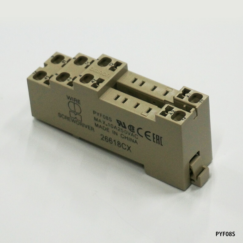 【楽天市場】オムロン PYF08S MYリレー G2Rリレー用 表面接続ソケット 8ピン ねじなしタイプ：FAUbon 楽天市場店