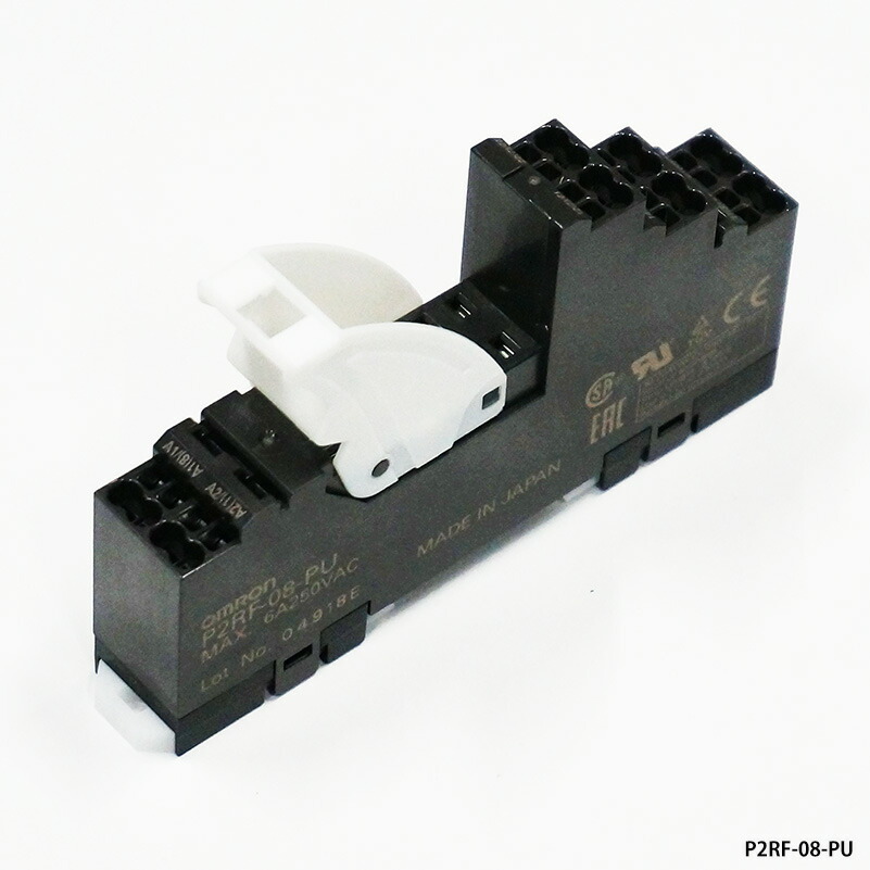 【楽天市場】オムロン P2RF-08-PU プッシュインPlus端子台ソケット 8ピン用：FAUbon 楽天市場店