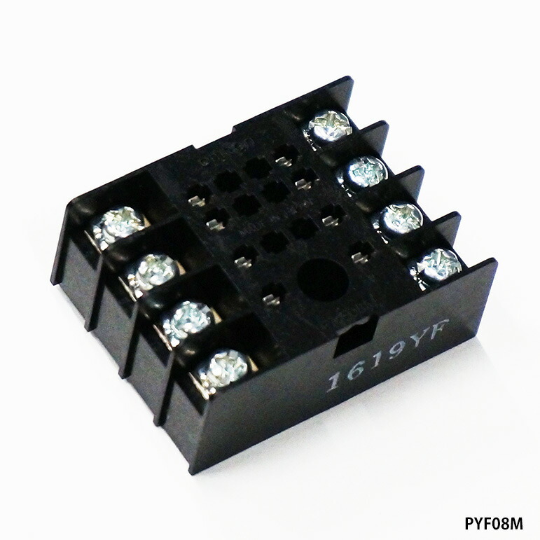 【楽天市場】オムロン PYF08M FOR MY MY2用 表面接続ソケット 8ピン M3.5ネジ端子台：FAUbon 楽天市場店