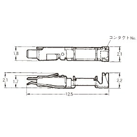 【楽天市場】オムロン XG5W-0034-N バラ線圧接用MIL系コネクタ 予備端子（コンタクトNo.2） 適合電線：AWG28～26（UL ...