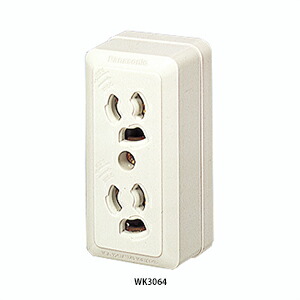 【楽天市場】パナソニック WK3064 抜け止め接地ダブルコンセント：FAUbon 楽天市場店