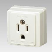 【楽天市場】東芝ライテック DC1111E(W) アース付き角形コンセント（15A-125V）：FAUbon 楽天市場店
