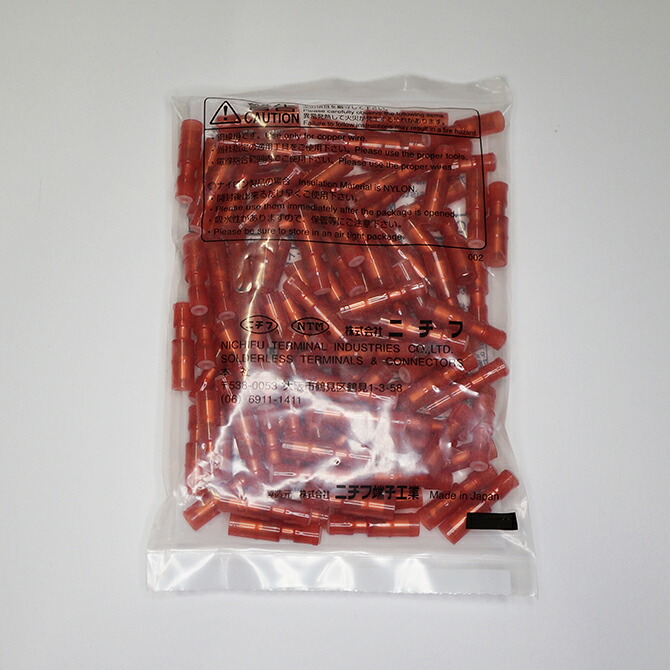 【楽天市場】ニチフ PC 4009-F-WP-RCL（赤透明）(100PCS) 差込形ピン端子（PC形）：FAUbon 楽天市場店
