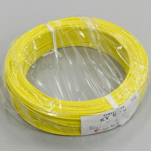 【楽天市場】KHD KV 0.3sq （黄） 200m 1巻 300V 電子・通信機器用ﾋﾞﾆﾙ電線：FAUbon 楽天市場店
