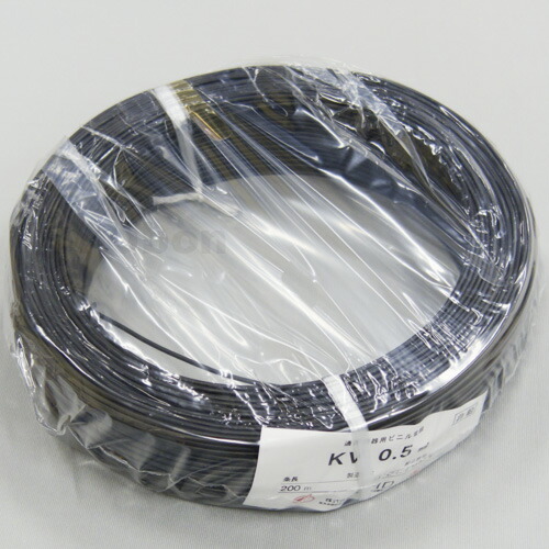【楽天市場】KHD KV 0.3sq （黒） 200m 1巻 300V 電子・通信機器用ﾋﾞﾆﾙ電線：FAUbon 楽天市場店