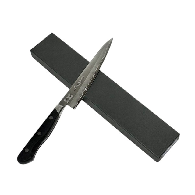 【楽天市場】【送料無料】（沖縄県を除く）越前数馬作 涼風 ステンスウェーデン鋼 ペティ150mm 斜口金付柄 660693 202411：日用 ...