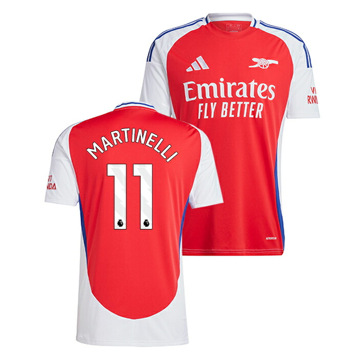 【楽天市場】 【Spring Sale】★SALE★セール★アーセナル 24-25 ホーム 半袖 ユニフォーム No.11 マルティネッリ ...