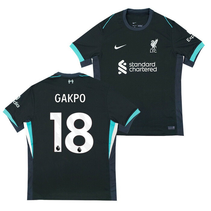 【楽天市場】 リバプール 24-25 アウェイ 半袖 ユニフォーム No.18 ガクポ【NIKE/ナイキ】【サッカー ウエア レプリカ ...