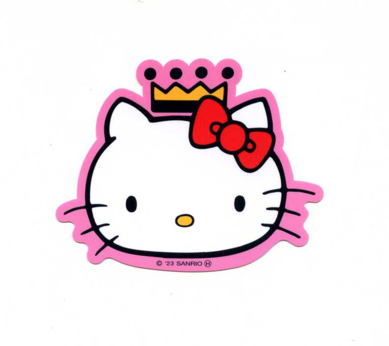 【楽天市場】Hello Kitty（ハローキティ） ステッカー 王冠【シール 雑貨】：WEBショップFREEDOM 楽天市場店