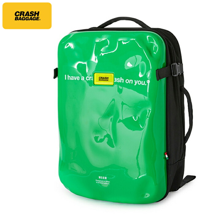 【楽天市場】クラッシュバゲージ CRASH BAGGAGE MSGM ICONIC BACKPACK コラボ アイコニック バックパック ...
