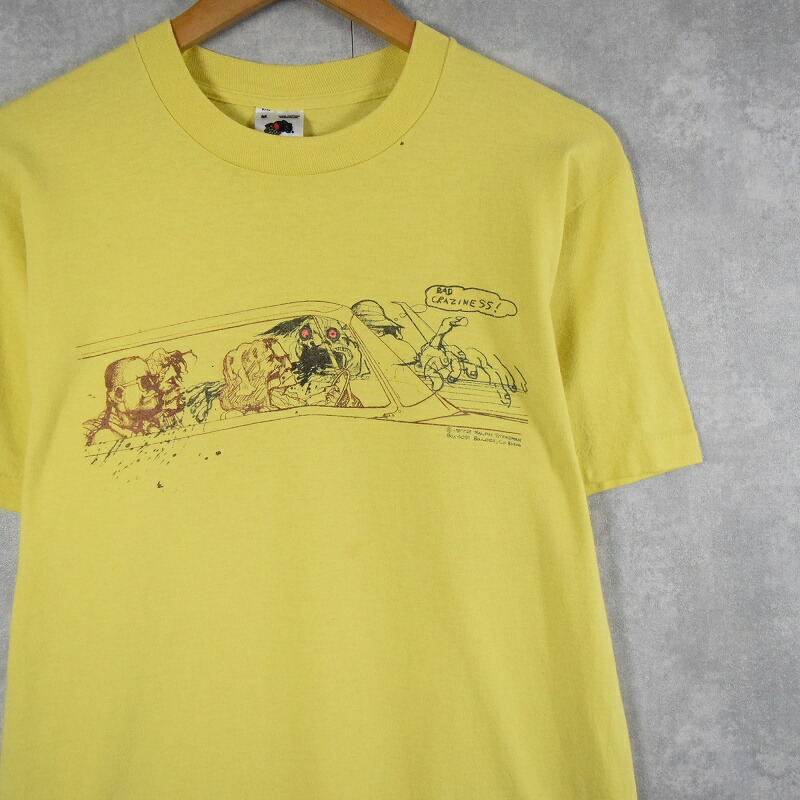 【楽天市場】90's Ralph Steadman "Bad Craziness!" アートプリントTシャツ M 90s 90年代 ラルフ ...