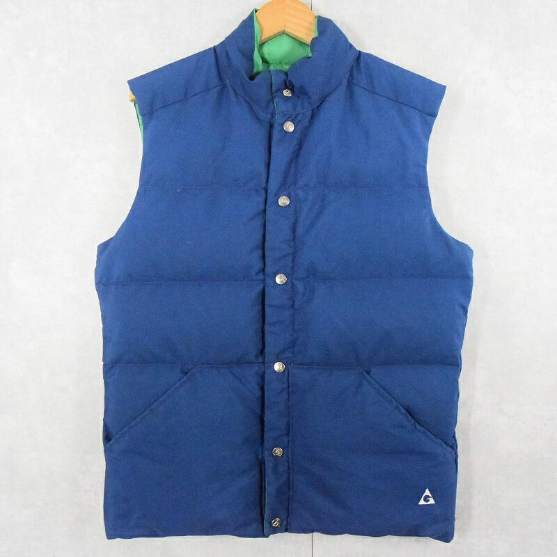 【楽天市場】80's GERRY USA製 リバーシブルダウンベスト 80s 80年代 ジェリー アウトドア ダウン ベスト 【古着 ...