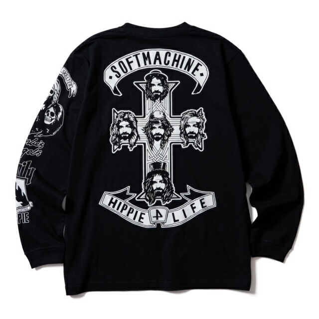 【楽天市場】SOFTMACHINE ソフトマシーン/CHARLIES CROSS LS BLACK：FeelFORCE