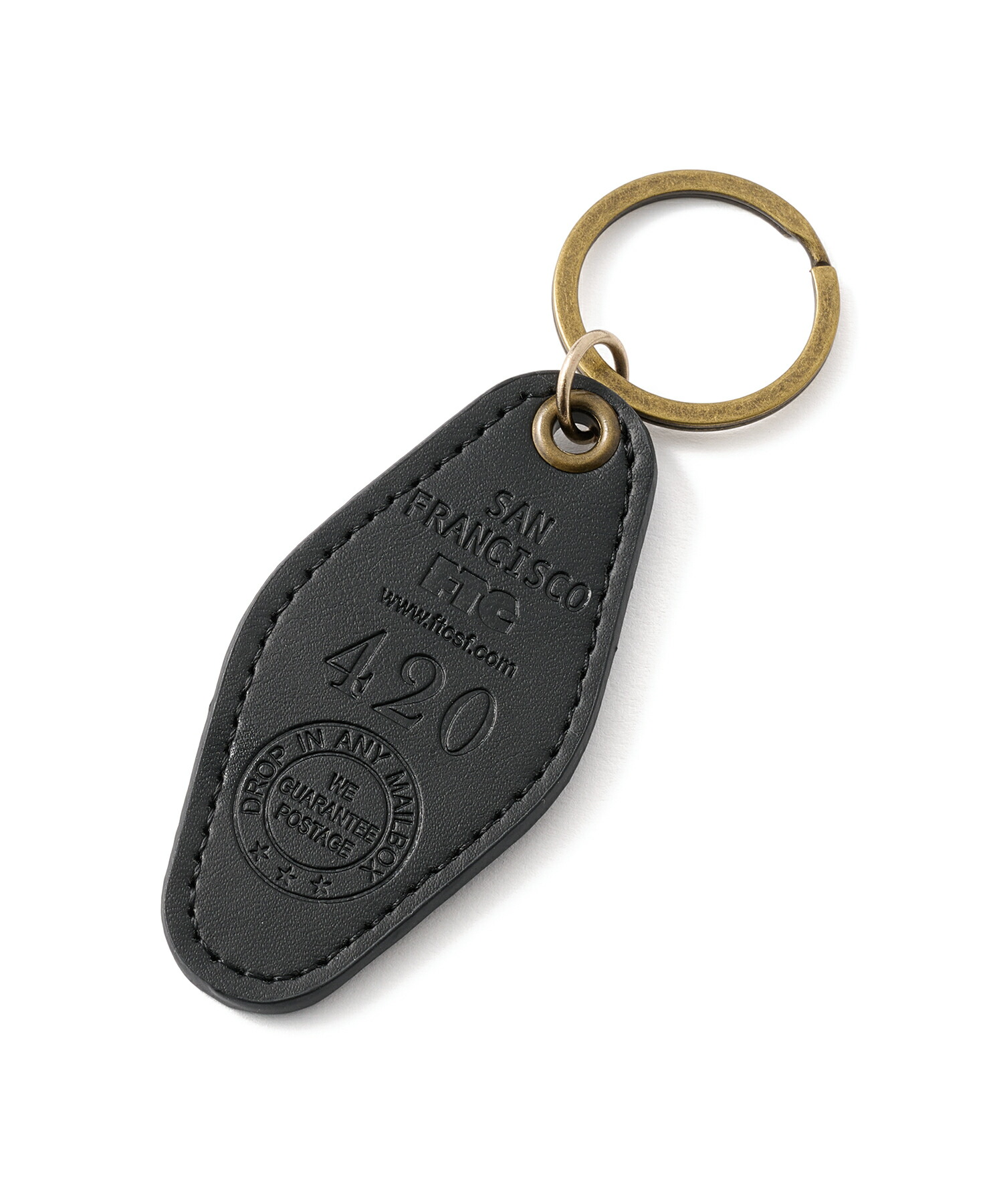 【楽天市場】FTC/LEATHER MOTEL KEYCHAIN BLACK：FeelFORCE