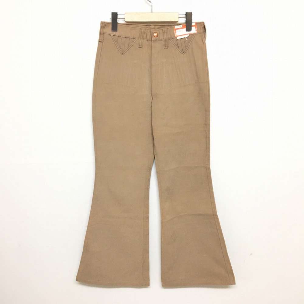 【楽天市場】マーベリック/MAVERICK フレア パンツ 実寸：W27 L29 ベージュ デッドストック Deadstock【新古品】新古品 ...