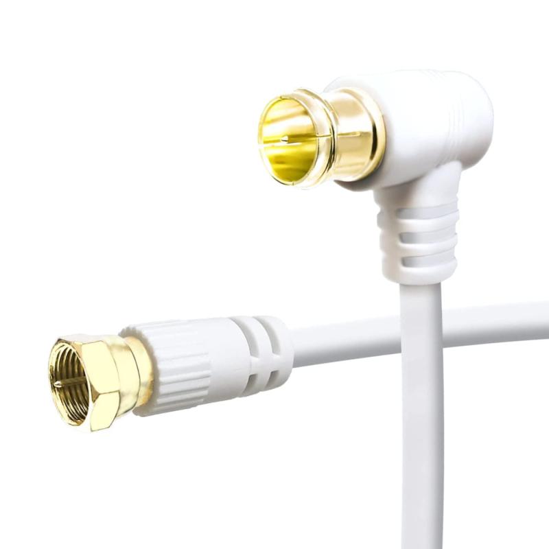 【楽天市場】Hanwha アンテナケーブル 1.5m 8K 4K BS CS 地デジ CATV 対応 S-4C-FB同軸 3224MHz対応 ホワイト：フィーリアルショップ