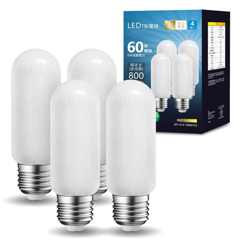 【楽天市場】LED電球 E26口金 60W形相当 T形タイプ 電球型蛍光灯 EFD25 EFD15形代替推奨 断熱材施工器具対応 PSE認証 広配光：フィーリアルショップ
