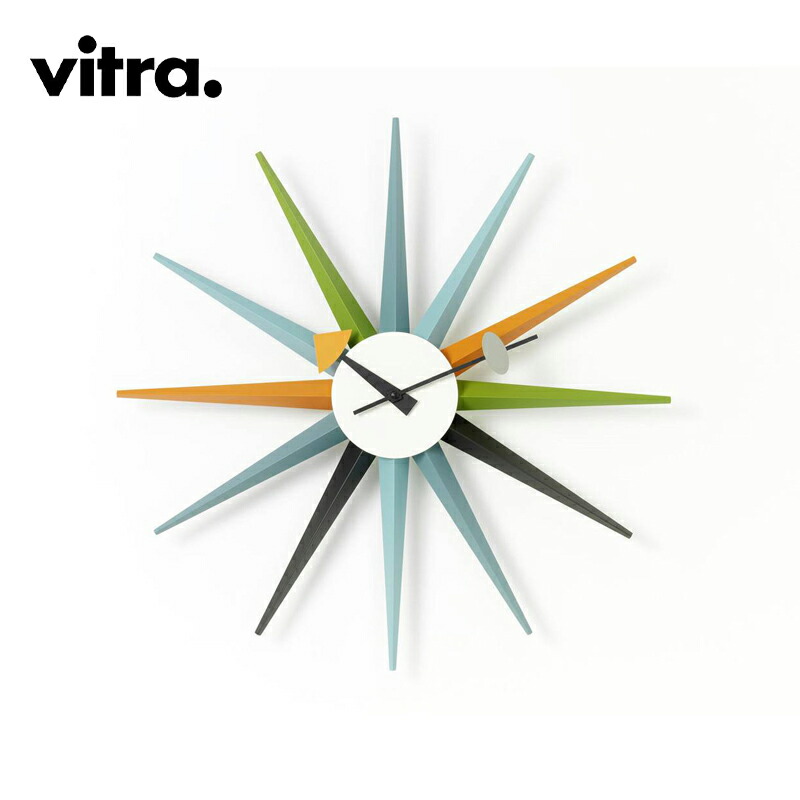 【楽天市場】Vitra（ヴィトラ）Sunburst Clock（サンバースト クロック）George Nelson（ジョージ・ネルソン ...