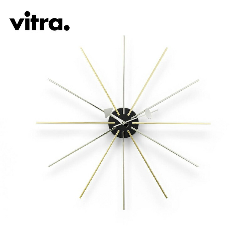 【楽天市場】Vitra（ヴィトラ）Star Clock（スター クロック）George Nelson（ジョージ・ネルソン）デザイン掛け時計 ...