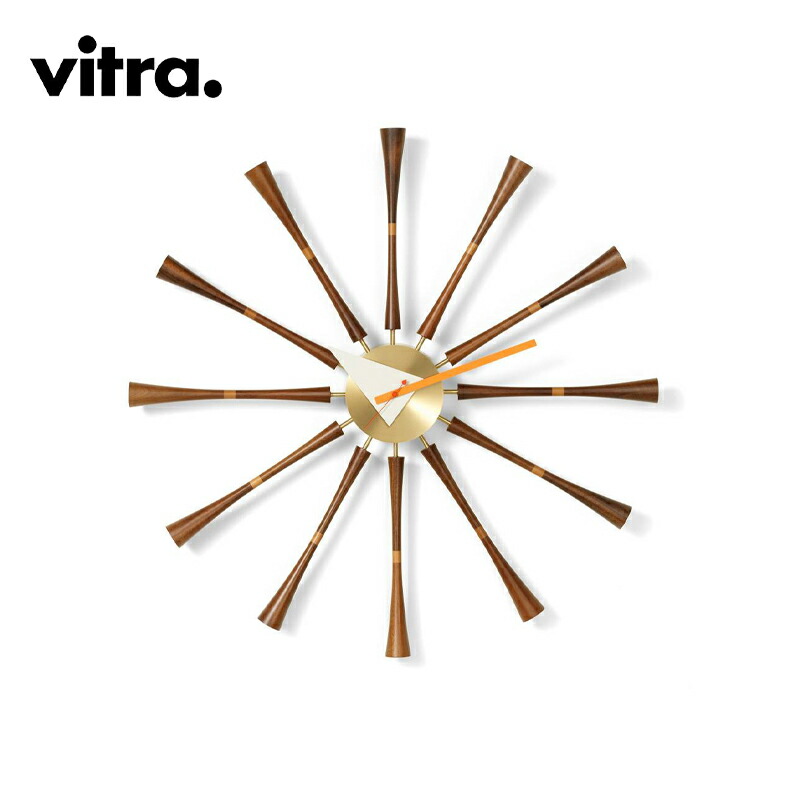 【楽天市場】Vitra（ヴィトラ）Spindle Clock（スピンドル クロック）George Nelson（ジョージ・ネルソン）デザイン ...
