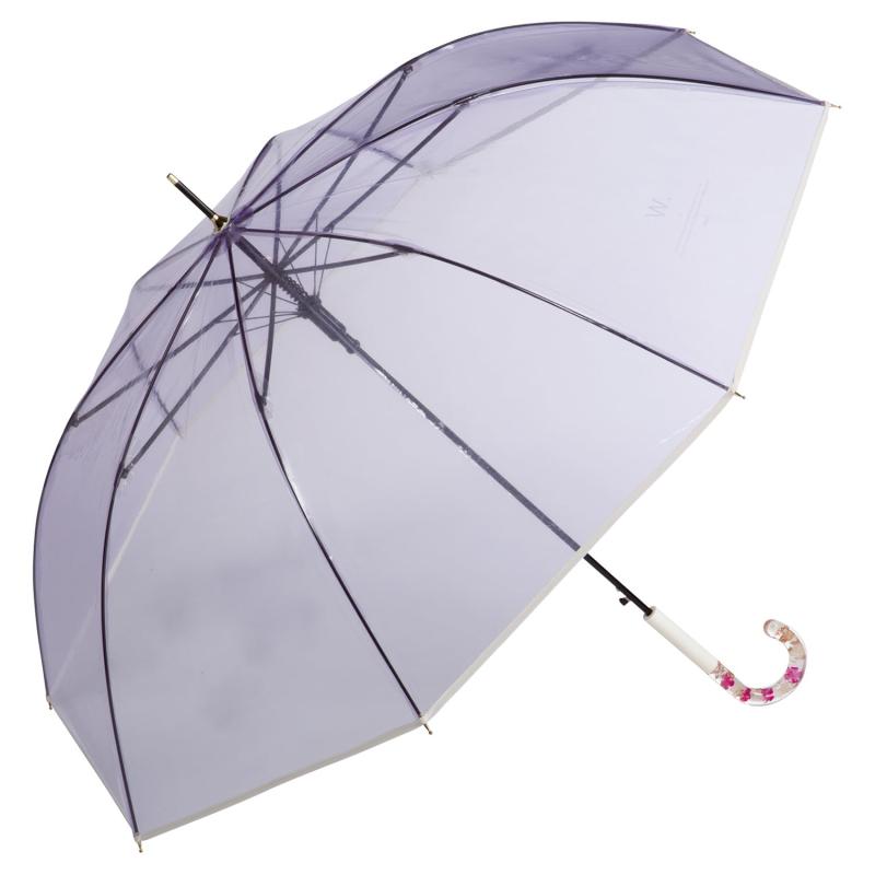 【楽天市場】Wpc. [ビニール傘]アクセサリーアンブレラ 長く使える 親骨61cm 大きい ジャンプ 400g レディース 持ち手 おしゃれ ...