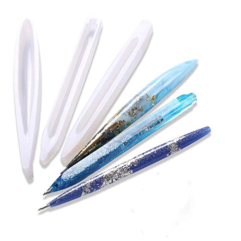 【楽天市場】DIYBravo ペン形 シリコンモールド 筆形 ボールペン 3種類 25本 芯付きDIY 手作り エポキシ樹脂 UVレジン オフイス用 文房具 手芸用品 子供 学用品 筆記具 ...