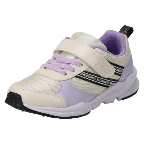 【楽天市場】[シュンソク] スニーカー キッズ 女の子 子供靴 幅広 軽量 16~23cm 3E LEC 8140 ラベンダーマルチ 22.0 cm：FIDELA
