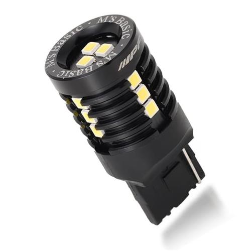 【楽天市場】 M's Basic by IPF バックランプ LED 車用 T20 1300lm 6500K ホワイト 12V用 1本入 車検対応 ノイズ対策済 プレミアムモデル 超高効率新型 ...
