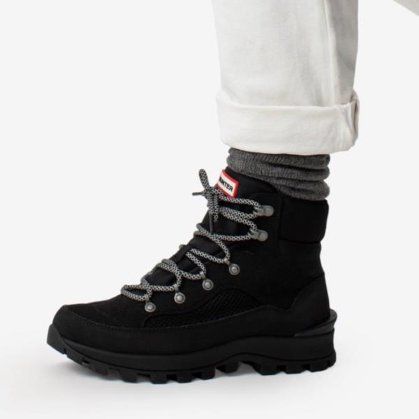 【楽天市場】ショートブーツ レディース ハンター レディース レディースシューズ WOMENS EXPLORER BOOT BLACK ...