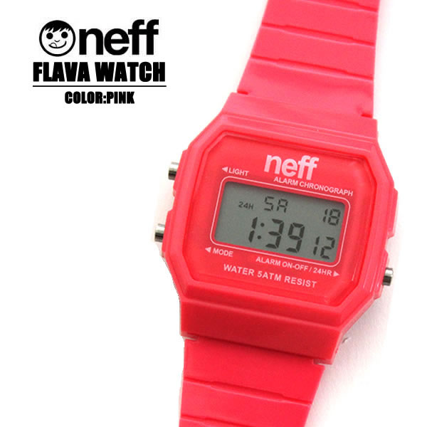 【楽天市場】neff ネフ メンズ レディース Neff Flava Watch Unisex 時計 ピンク ウォッチ サーフ ストリート系 ...