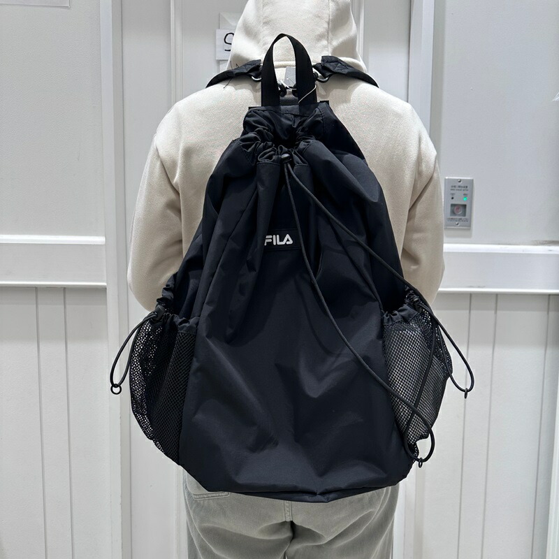 【楽天市場】FM2443 ドローコード 2WAY バッグ 約45L ワンショルダー&リュックの2WAY仕様 カジュアル 学生 通学 メンズ レディース FILA フィラ：FILA ...