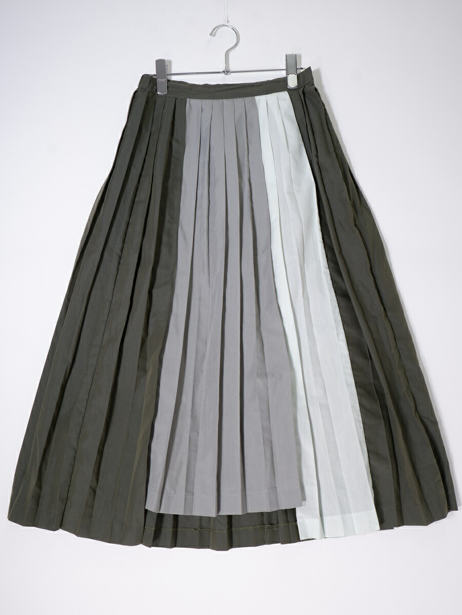【楽天市場】AmeriアメリAmeri VINTAGE COLOR DOCKING PLEATS SKIRTカラードッキングプリーツスカート【LSKA76702】【カーキ系】【フリー】【中古 ...
