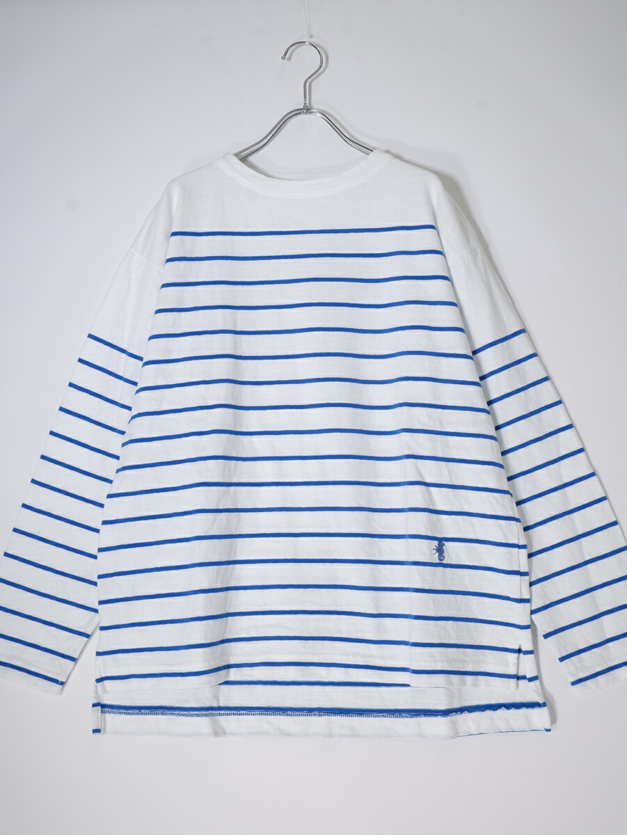 【楽天市場】45Rフォーティファイブアール45rpm バスクボーダーの908Tシャツ カットソー【LTSA75913】【ホワイト|ブルー】【2】【中古】【沖縄.離島以外 送料無料 ...