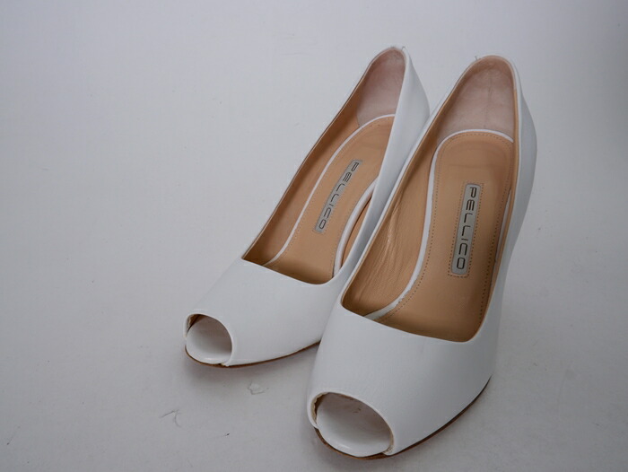 【楽天市場】PELLICOペリーコ OPEN 90オープントゥパイソンヒールパンプス【LFWA63226】【白】【35.5（22.0～22.5cm程度）】【中古】【沖縄.離島以外 送料無料 ...