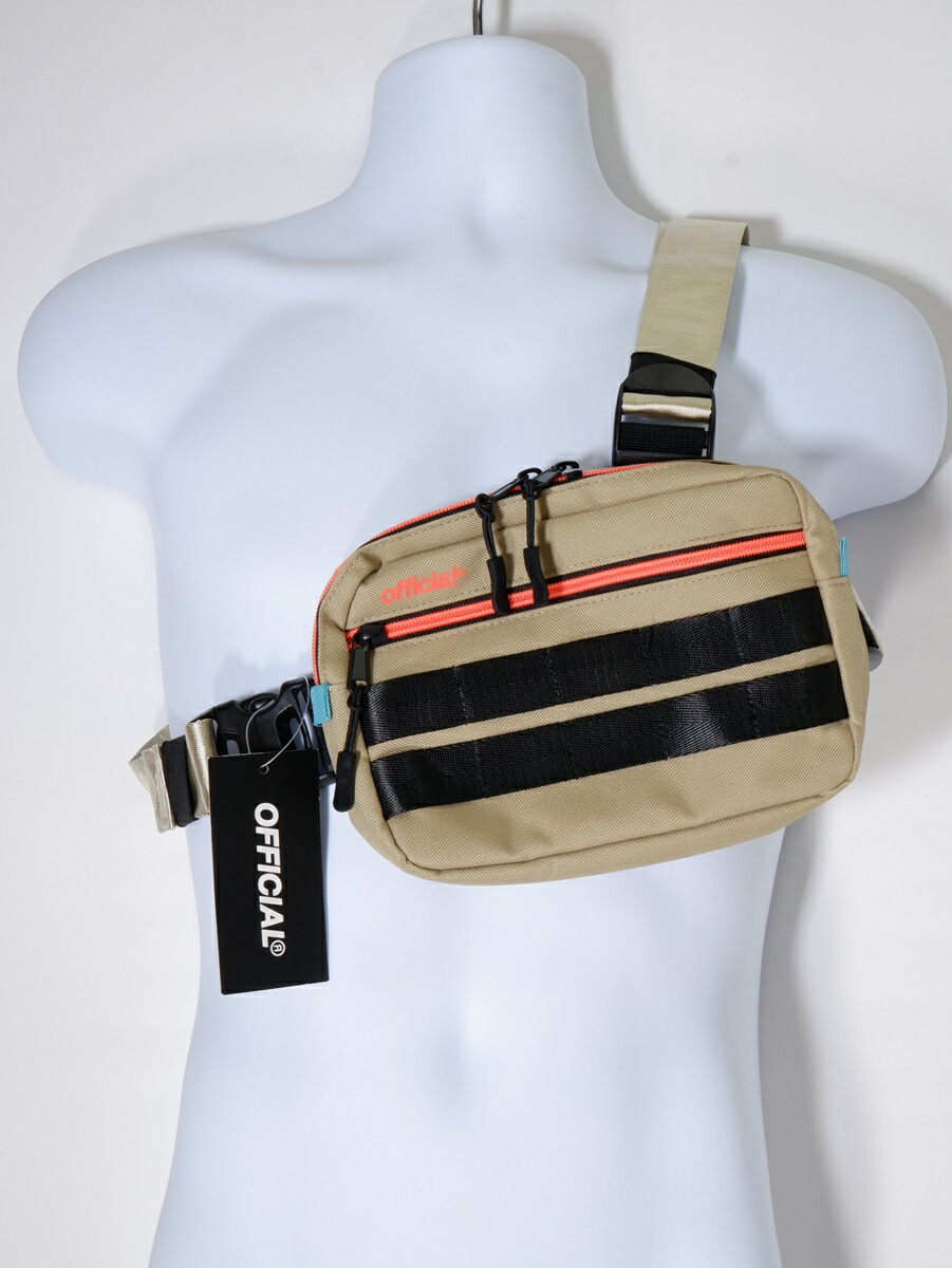 【楽天市場】OFFICIALオフィシャル TRI-STRAP ESSENTIAL CHEST BAGトリストラップ エッセンシャル チェスト ...