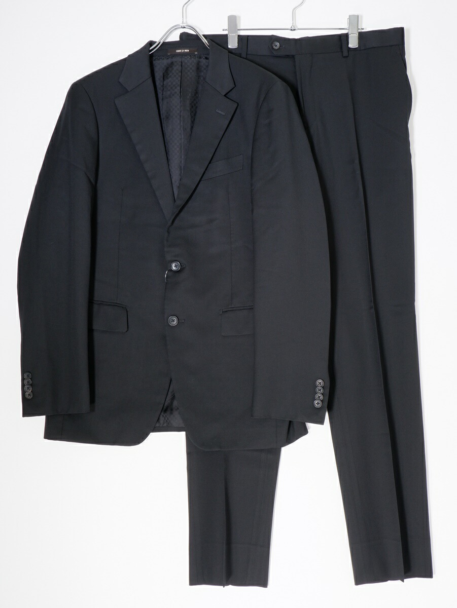 【楽天市場】COMME CA MEN/コムサメン REDA ACTIVEウールギャバジン ソリッド セットアップジャケット スーツ【MSTA75455】【ブラック】【JK:L/PNT:LL ...