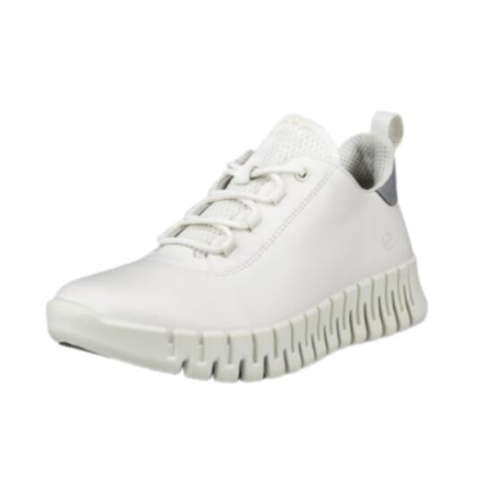 【楽天市場】【ecco エコー】21820360718 gruuv flexible sole ウィメンズ レザースニーカー WHITE ...