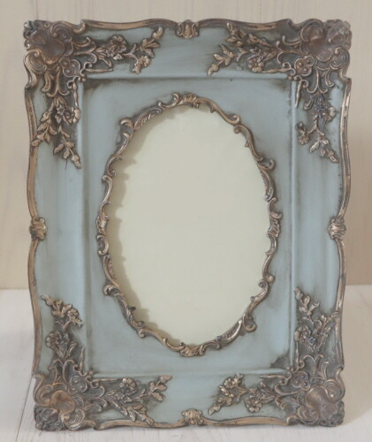 【楽天市場】トールペイント エレガントフレーム FF-003 ブルーミスト・ブロンズ アンティーク仕上げ：ファインホーム