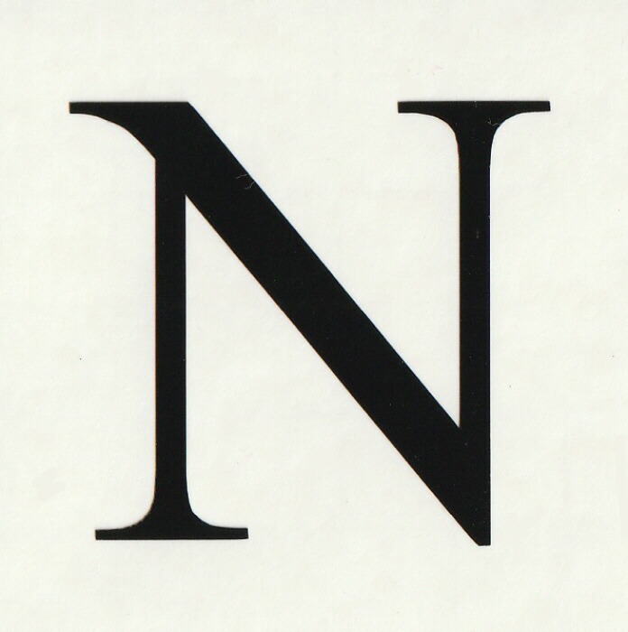 【楽天市場】ファインホームカッティングステッカー 英文字縦4cmサイズ N cs-511n：ファインホーム