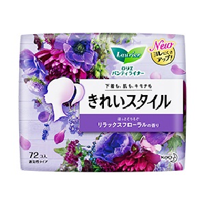 【楽天市場】【花王】 ロリエ きれいスタイル リラックスフローラルの香り 72個入 【衛生用品】：薬のファインズファルマ楽天市場店