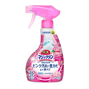 【楽天市場】【花王】 バスマジックリン 泡立ちスプレー SUPER CLEAN アロマローズの香り 本体 380ml 【日用品】：薬の ...