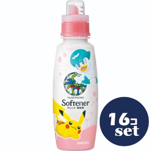 【楽天市場】「セット販売」「サラヤ」 ヤシノミ柔軟剤 本体 ポケモン 520ml 16個セット：薬のファインズファルマ楽天市場店