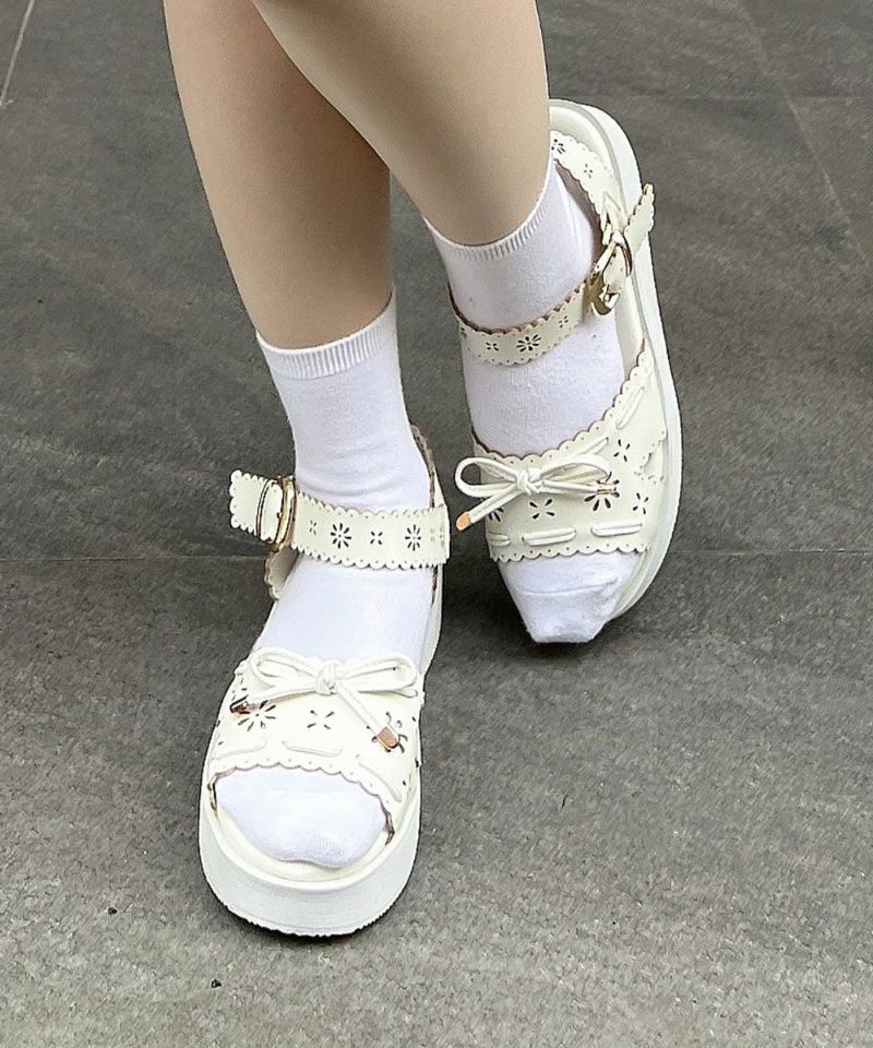 【楽天市場】【F i.n.t 公式】レース 風 カットワーク 厚底 サンダル / F i.n.t フィント [54AA02c006]：F i.n.t