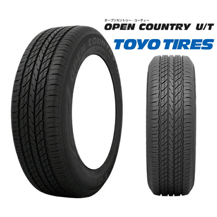 【楽天市場】225/55R18 98V 新品 サマー タイヤ 4本 18インチTOYO TIRES トーヨー OPEN COUNTRY U/T ...