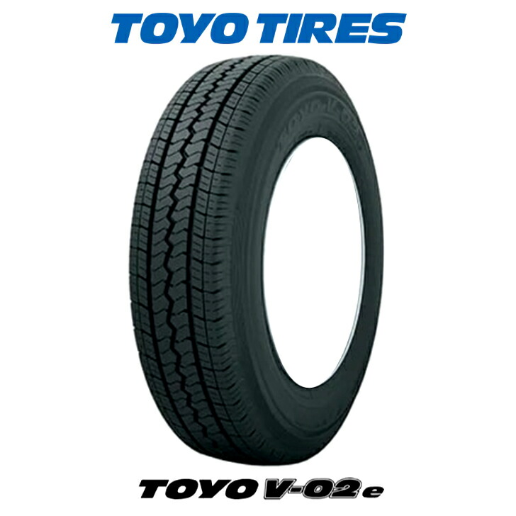 【楽天市場】TOYO TIRES トーヨータイヤ V-02e ブイ ゼロツー イー145R13 6PR 13インチ サマー タイヤ 新品 4本 ...