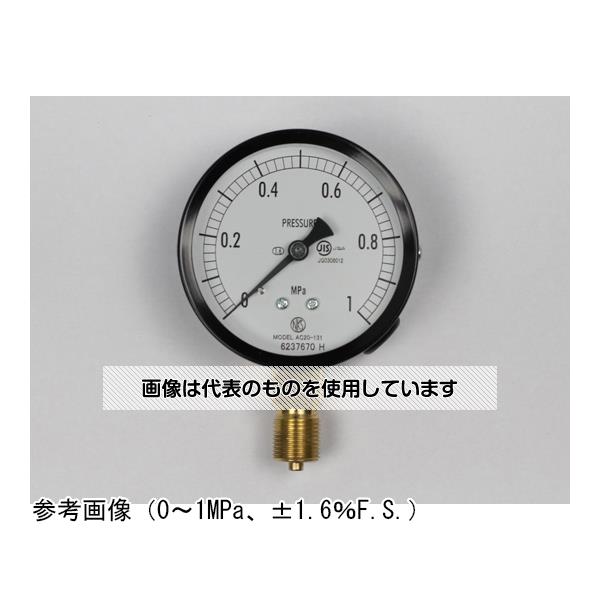 【楽天市場】長野計器 普通形圧力計(Φ75) 立形A枠 0.5MPa AC20-131 入数：1個：セミプロDIY店ファースト