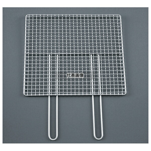 【楽天市場】EBM(江部松) 18-8(ステンレス) ダブルハンドル 焼アミ 45cm 400×450×195 焼アミ No.3113800：セミプロDIY店ファースト