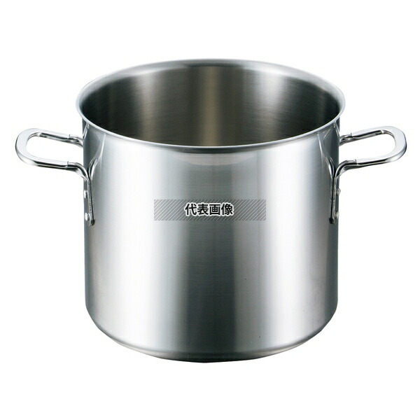 【楽天市場】EBM(江部松) ビストロ 三層クラッド 寸胴鍋 30cm 蓋無 19L 外径:320 IH/ガス兼用鍋 No.4142200：セミプロDIY店ファースト