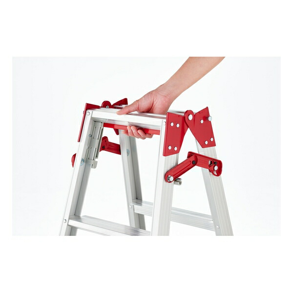 【楽天市場】【冬市 3月末迄】 長谷川工業 アルミ製はしご兼用脚立 RYZ-21c 脚部伸縮式(アジャスター) [大型・重量物]：セミプロDIY店ファースト